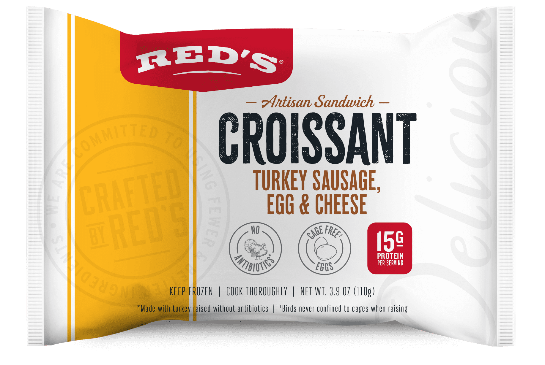 Turkey Sausage Croissant 2-pack | Red's All Natural